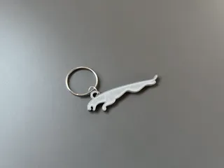 Jaguar keychain by Janeo | Download free STL model | Printables.com