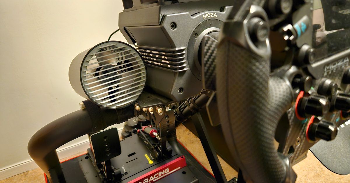 Moza r9 cooler by Shadow9901 | Download free STL model | Printables.com