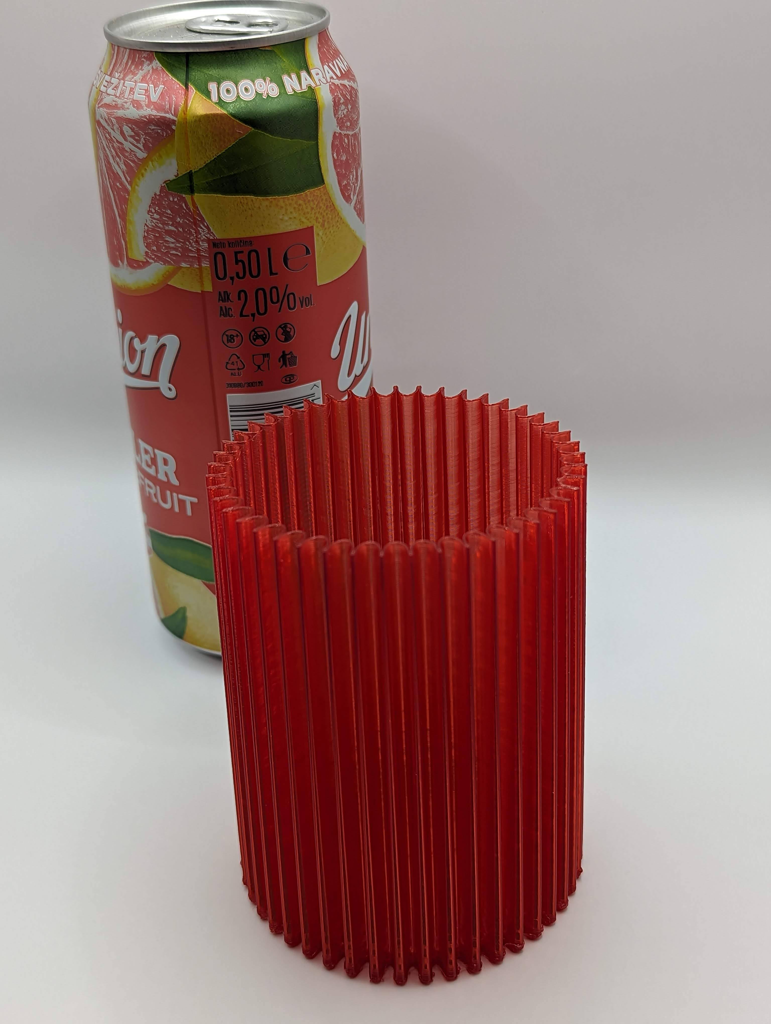 Beer cozy, flexible by design by TheParrotGuy | Download free STL model ...