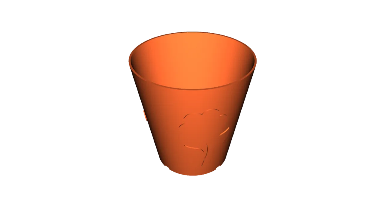 "Flower" Flower Pot by Sleepyhead | Download free STL model ...