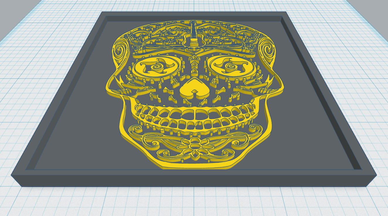 Day Of The Dead - Sugar Skull 1 by Peter Ennist | Download free STL ...