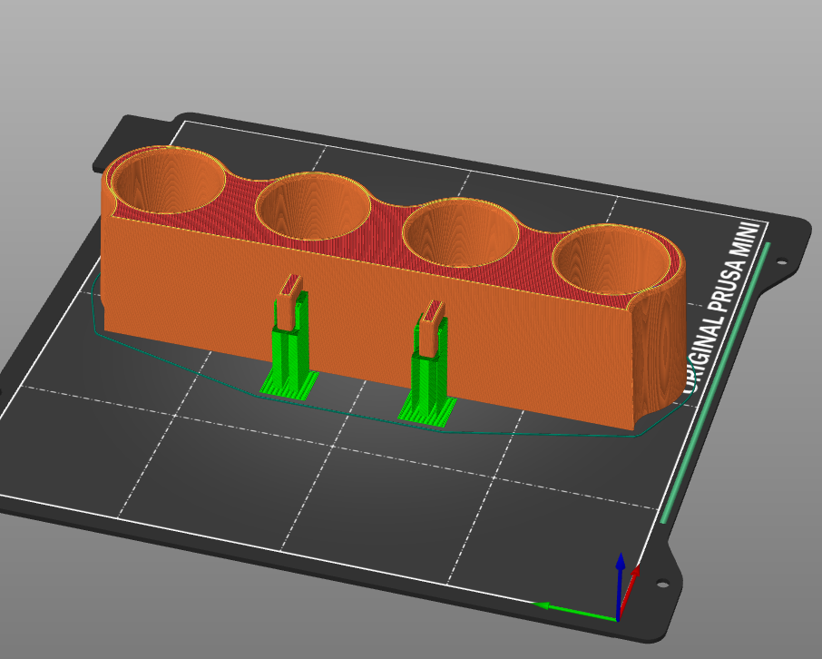 IKEA Skadis Falcon tube holder 4 x 50mL by MarkoJ | Download free STL ...