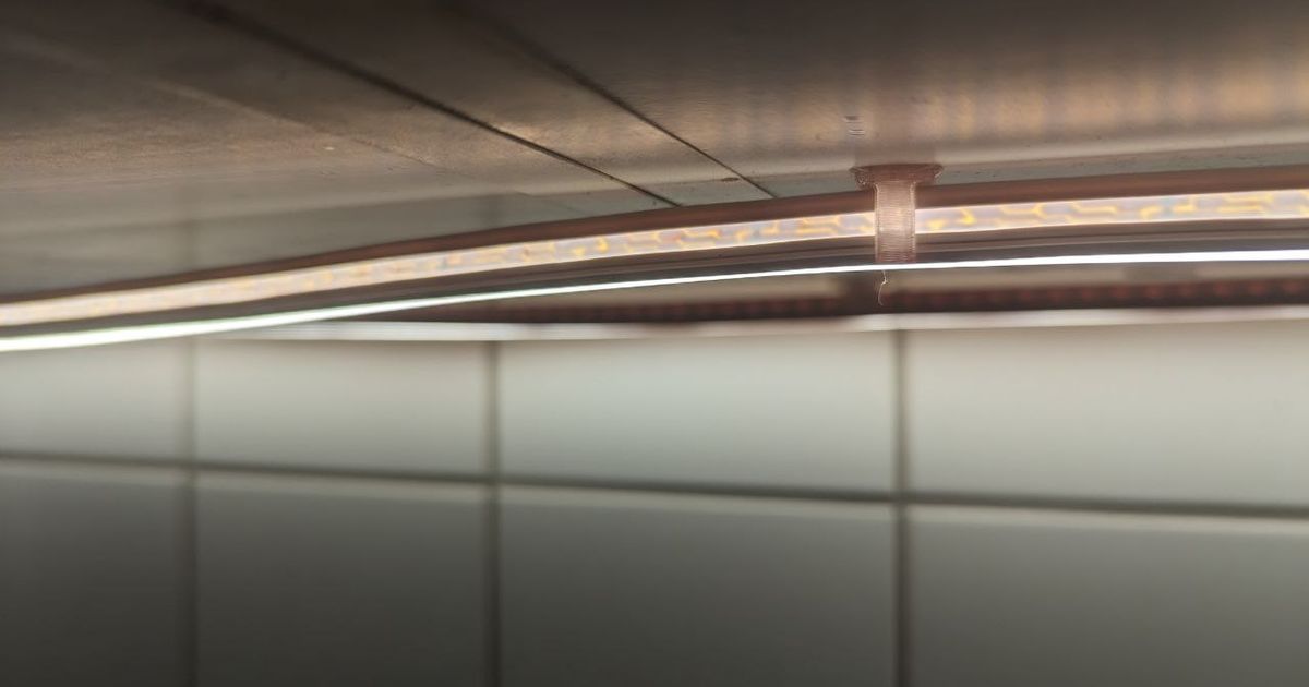 Action Balitmore LED Strip Hook by Spanholz | Download free STL model ...