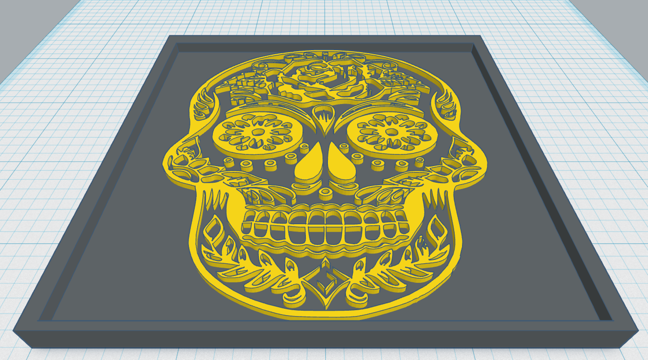 Day Of The Dead - Sugar Skull 9 by Peter Ennist | Download free STL ...