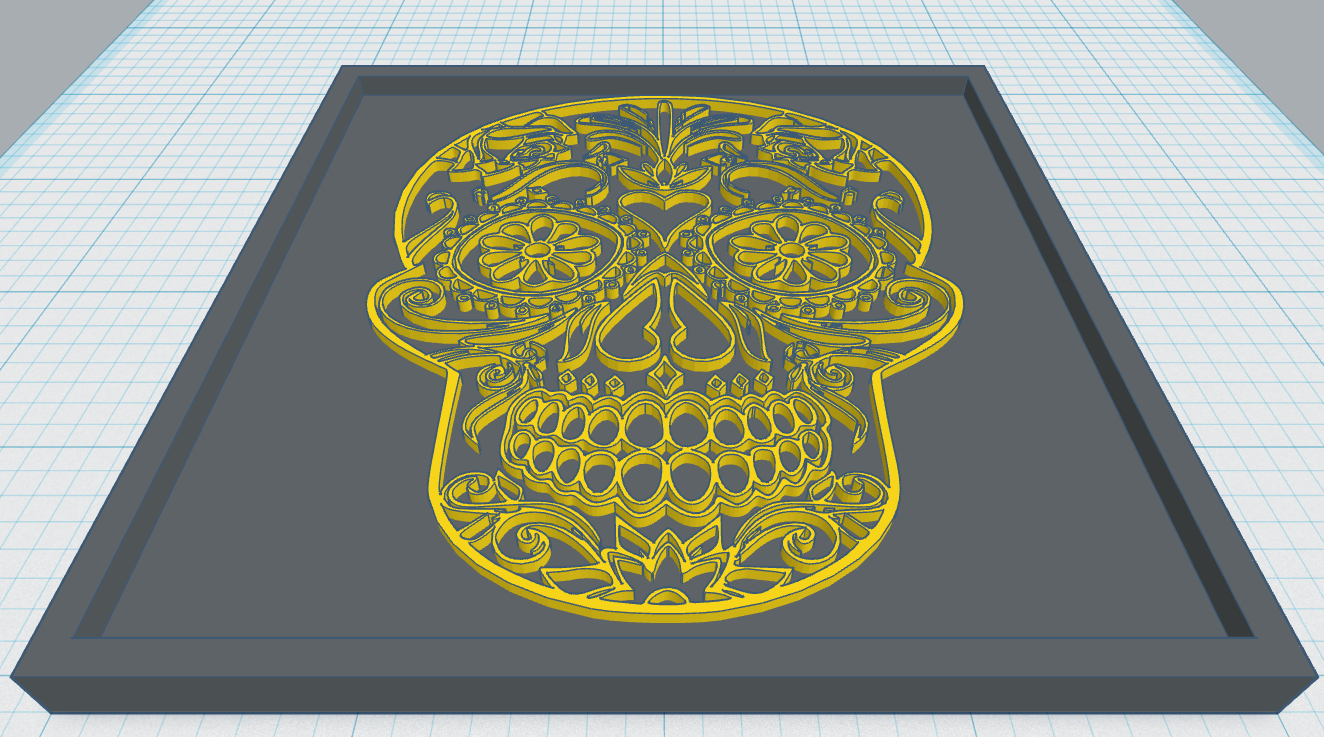 Day Of The Dead - Sugar Skull 12 by Peter Ennist | Download free STL ...