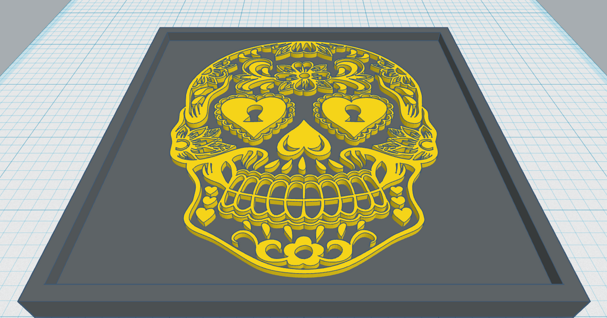 Day Of The Dead - Sugar Skull 13 by Peter Ennist | Download free STL ...