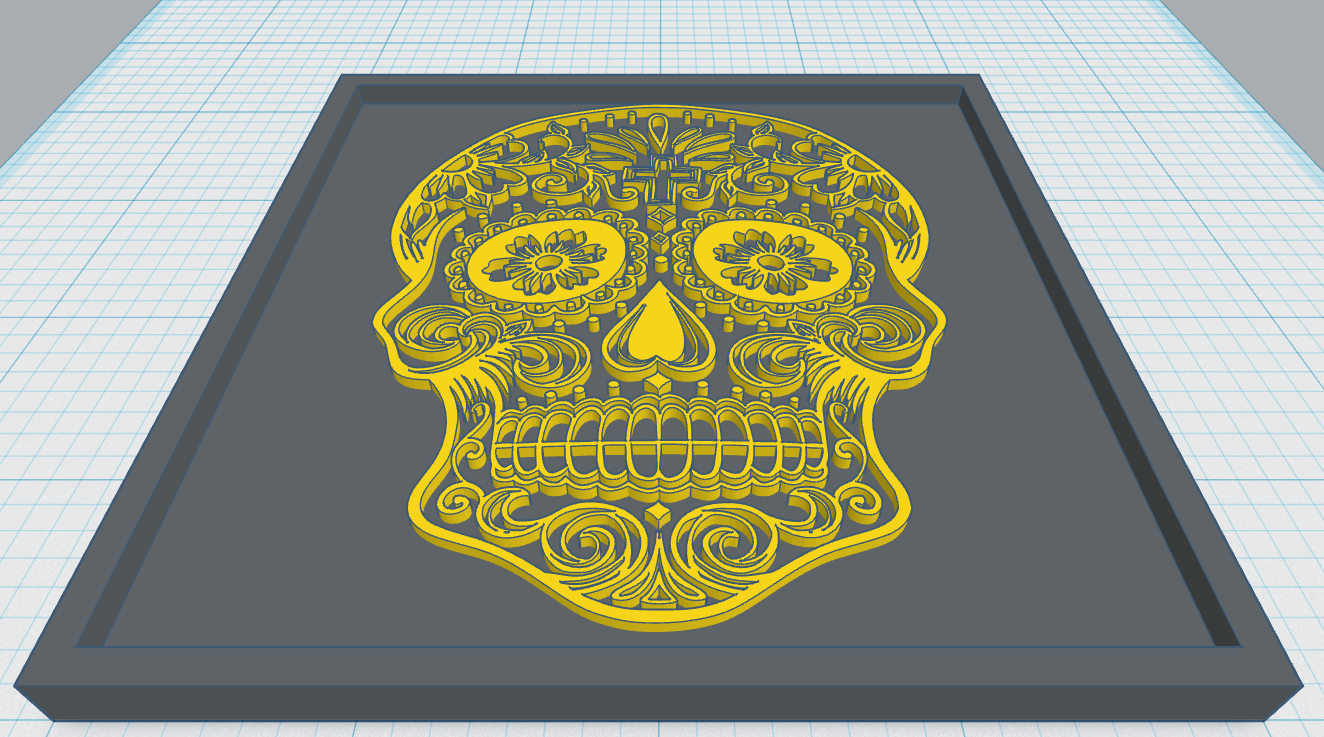Day Of The Dead - Sugar Skull 16 by Peter Ennist | Download free STL ...