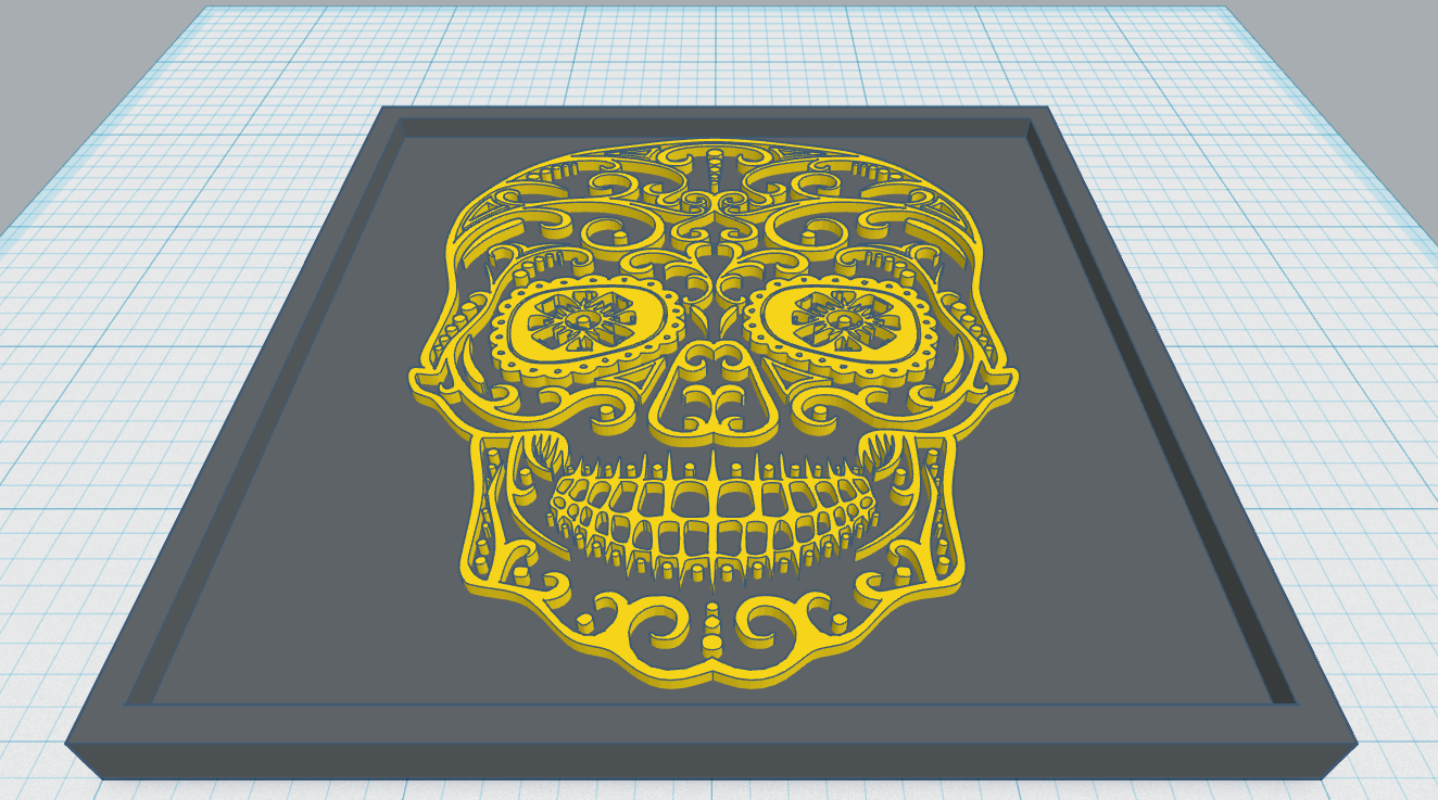 Day Of The Dead - Sugar Skull 22 by Peter Ennist | Download free STL ...