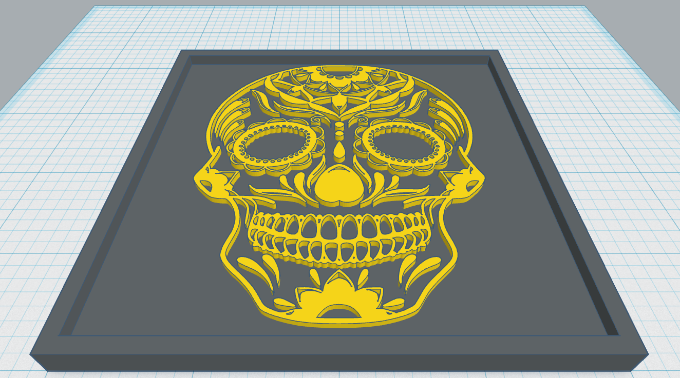 Day Of The Dead - Sugar Skull 24 by Peter Ennist | Download free STL ...