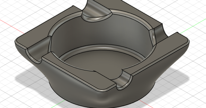 Cigar Ashtray #2B by geokscott | Download free STL model | Printables.com
