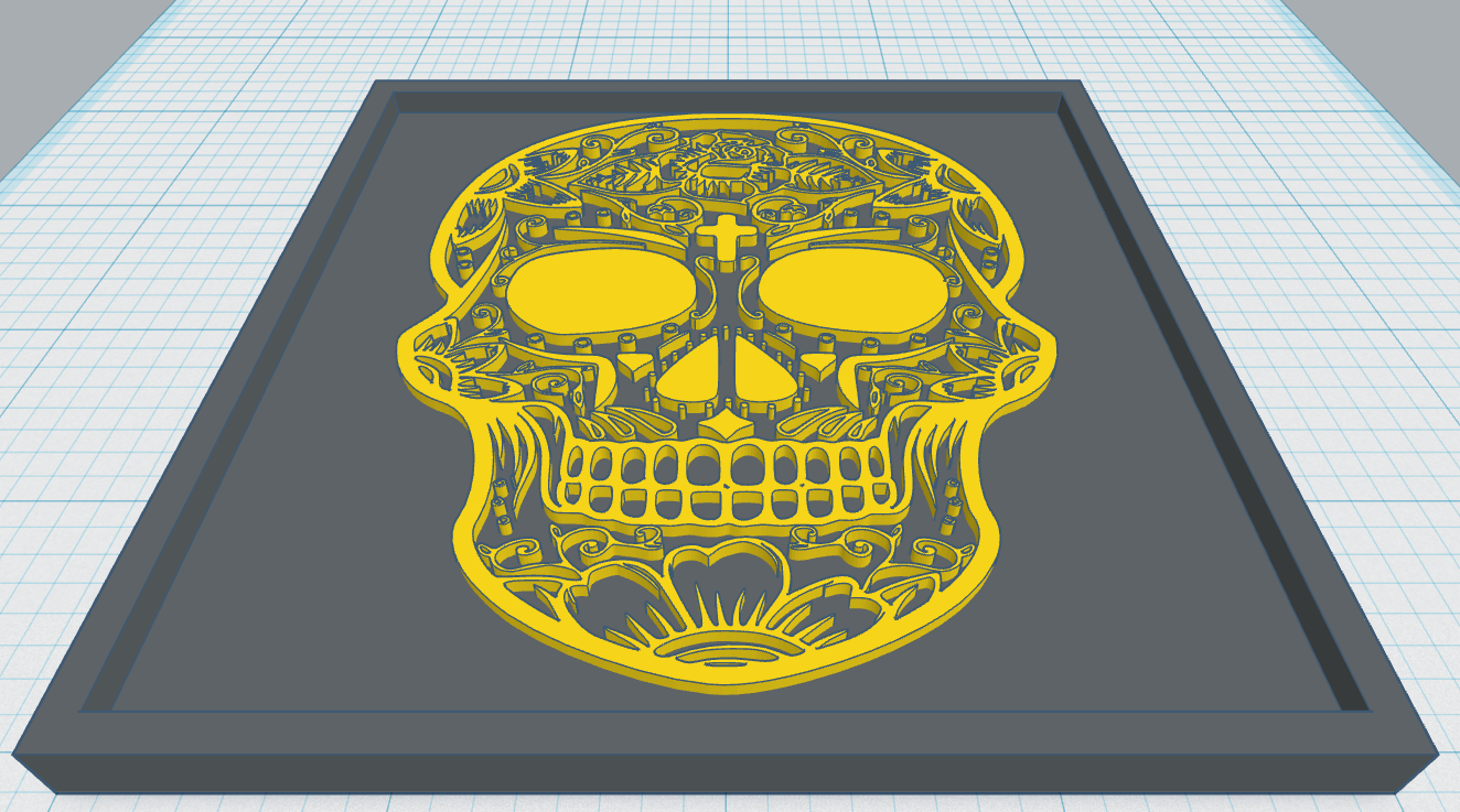Day Of The Dead - Sugar Skull 27 by Peter Ennist | Download free STL ...