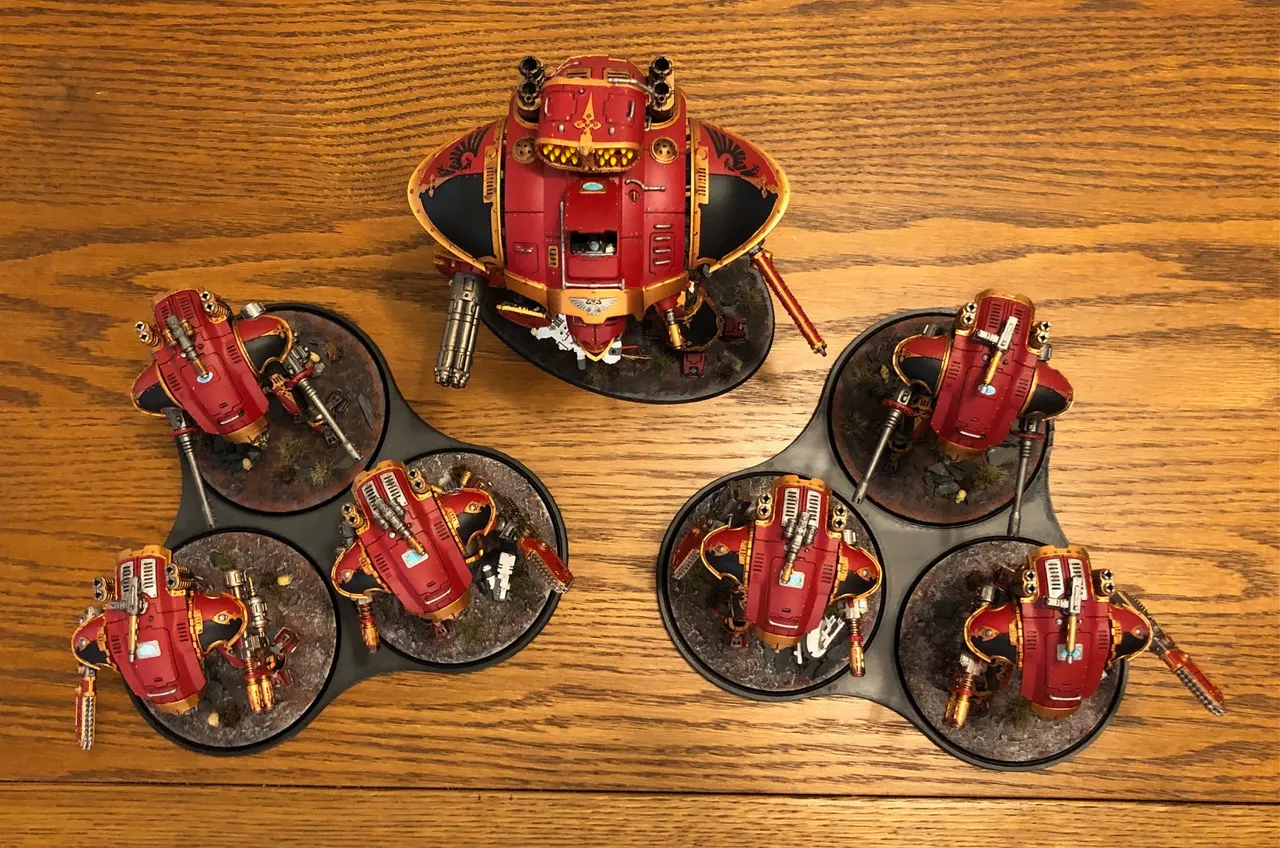 Squad Base x3 - 100mm Diameter - Warhammer / D&D by Tim | Download free ...