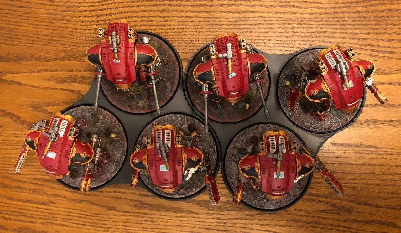 Squad Base x3 - 100mm Diameter - Warhammer / D&D by Tim | Download free ...