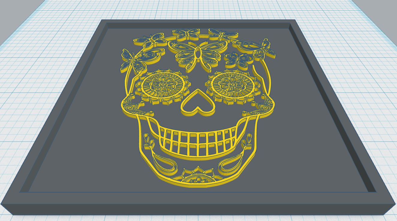 Day Of The Dead - Sugar Skull 35 by Peter Ennist | Download free STL ...