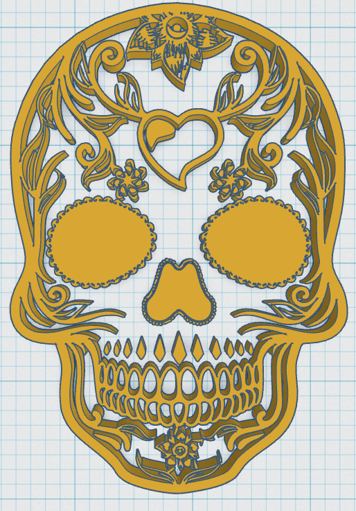 Day Of The Dead - Sugar Skull 40 por Peter Ennist | Descargar modelo ...