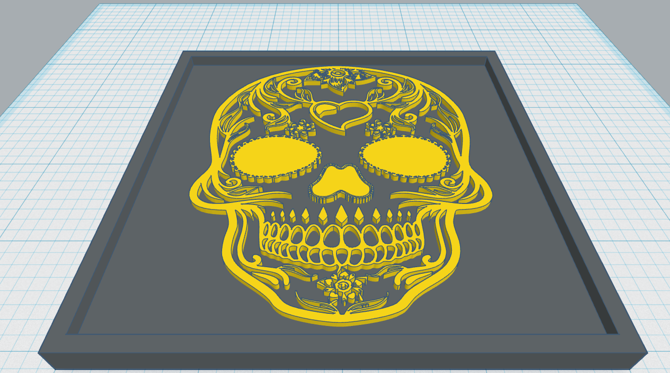 Day Of The Dead - Sugar Skull 40 by Peter Ennist | Download free STL ...