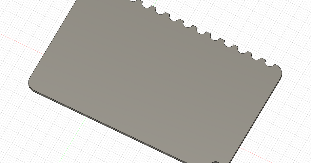 Wallet Card Ice Scraper by Nick Dollimount | Download free STL model ...