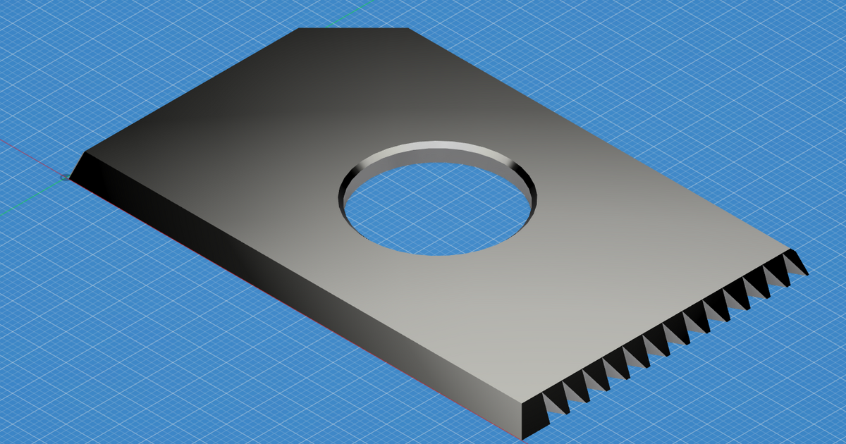 Wallet Sized (Credit Card) Ice Scraper by Jordan | Download free STL ...