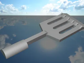 Spongebob Spatula ice scraper by Brad | Download free STL model ...