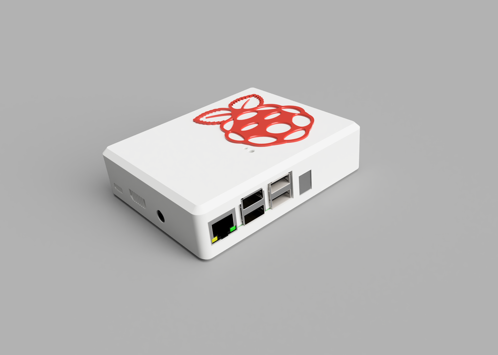 Raspberry Pi 3 Case with Homematic RPI-RF-MOD by uepsie | Download free ...