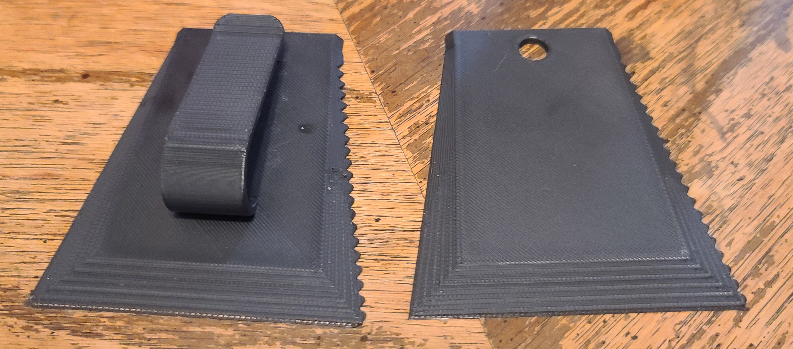 Visor Clip Ice Scraper with Keychain hole by Dohara | Download free STL ...