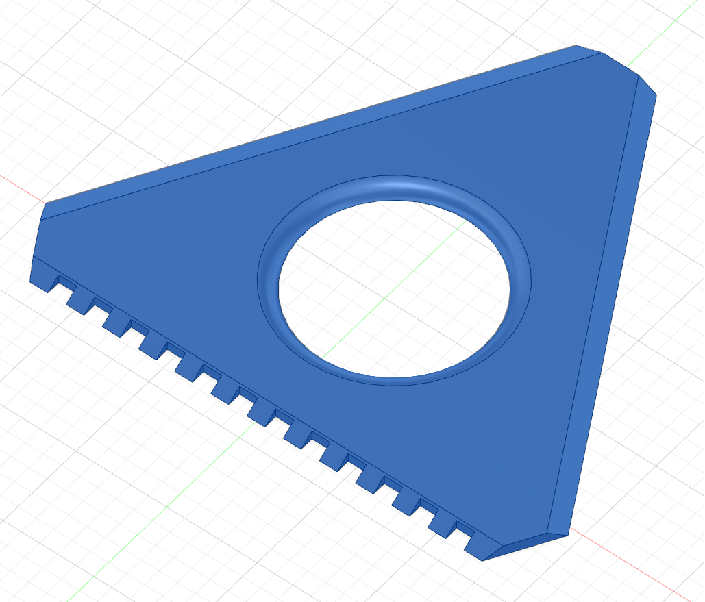 Triangular Ice Scraper by Filip | Download free STL model | Printables.com