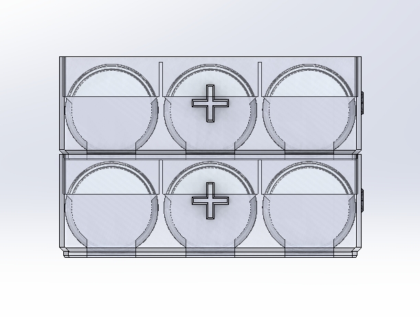 #0112 Click-n-Lock Stackable CR2032 Battery Tray by BuildX | Download ...