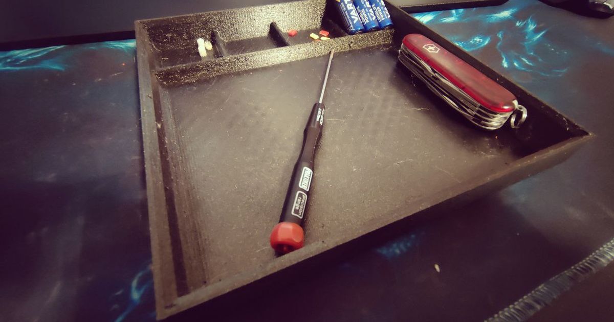 Small Parts Tray for Repairs by DJGummikuh | Download free STL model ...