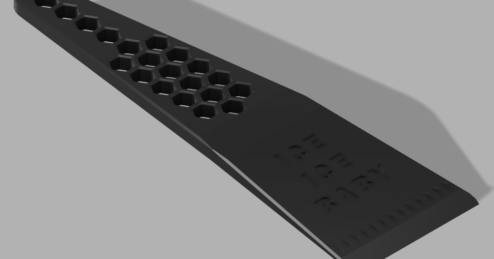 Modern ice scraper by Baerchen | Download free STL model | Printables.com