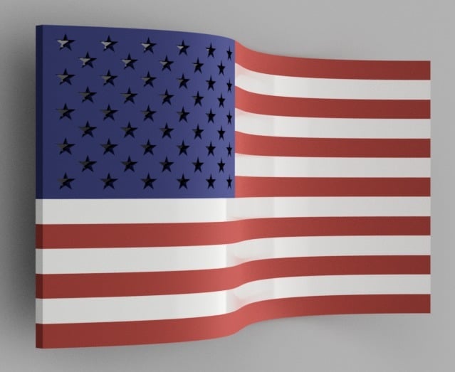 US Flag by Luis Suarez | Download free STL model | Printables.com