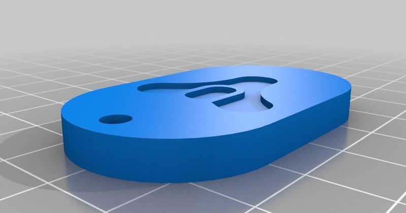 Destiny Hunter Logo Key chain by Luis Suarez | Download free STL model ...