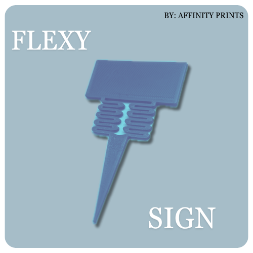 Flexi sign - the customizable planter sign by Affinity Prints ...