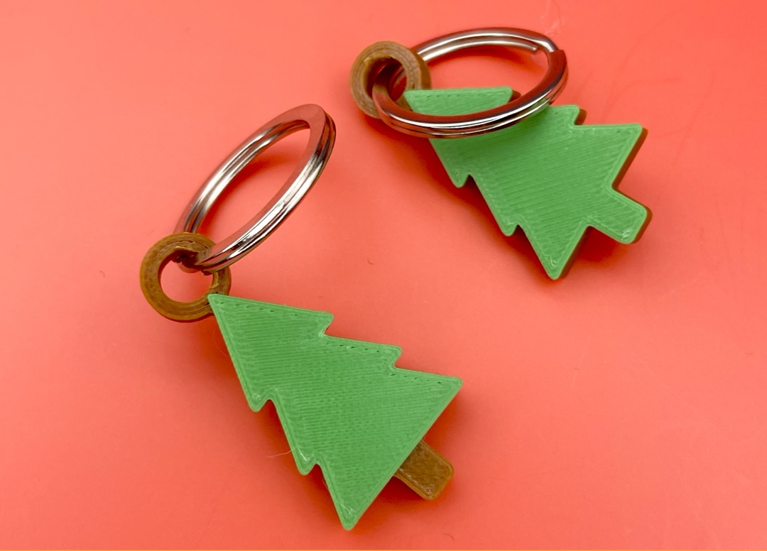 Christmas Tree Keychain by MrViddy | Download free STL model ...