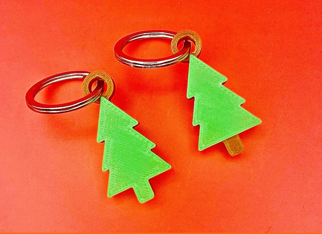 Christmas Tree Keychain by MrViddy | Download free STL model ...
