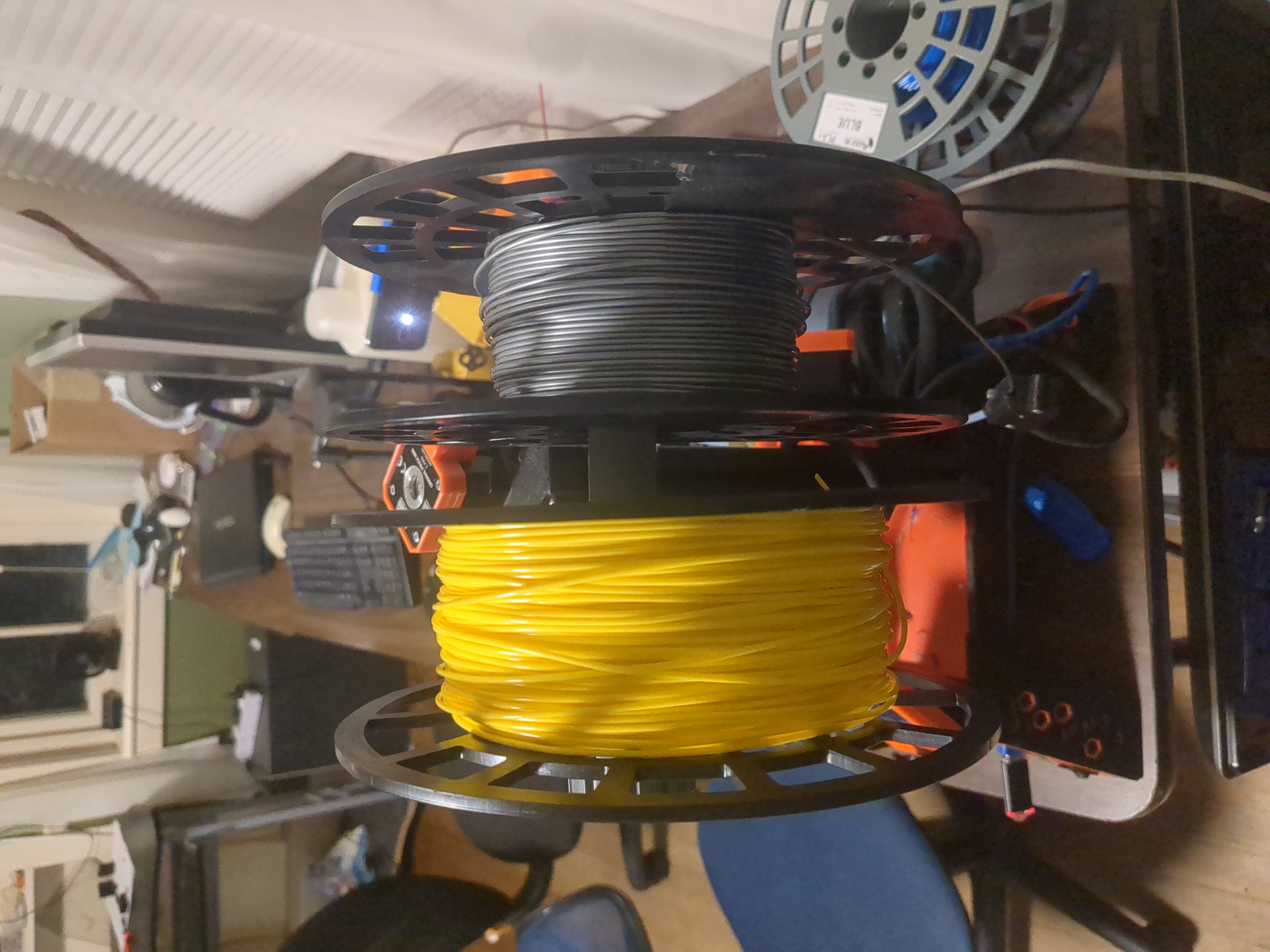 Prusa Mini Double Spool Holder by Busy With 3D Printing | Download free ...