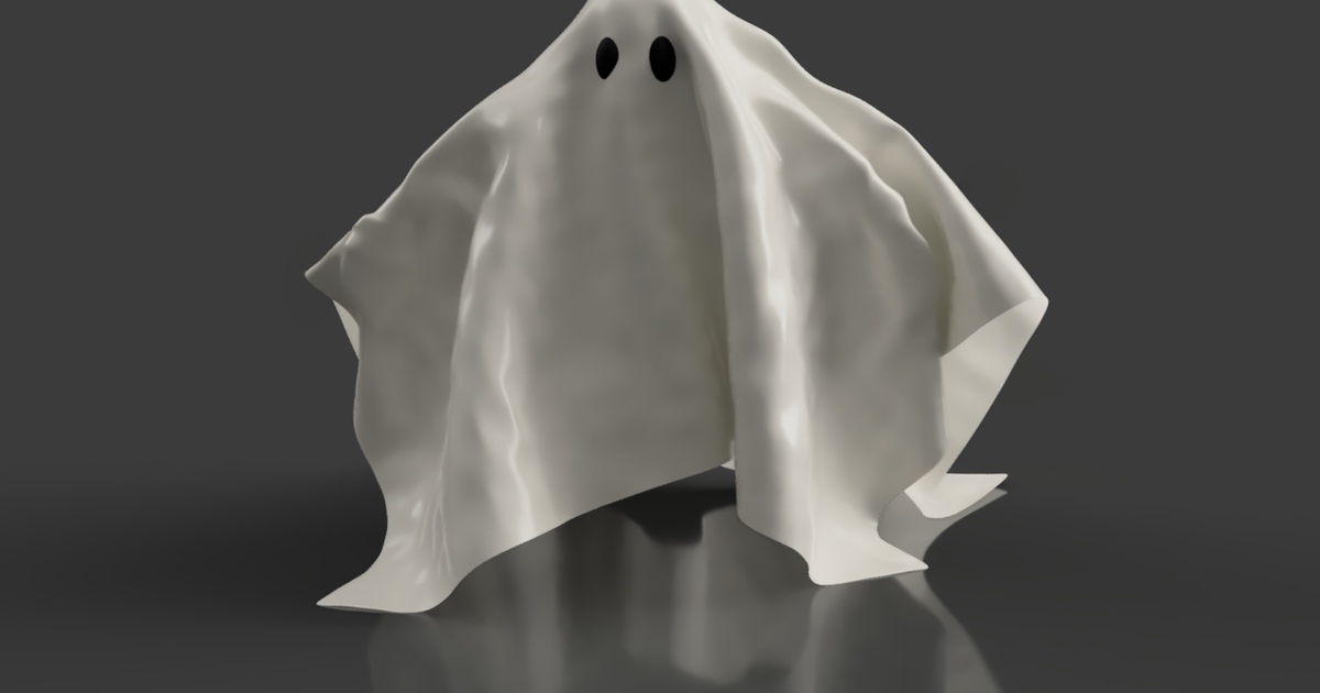 Paper ghost by Mels 3D LABS | Download free STL model | Printables.com