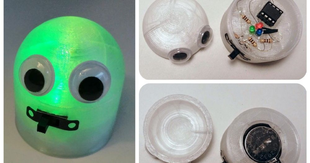 TINY RGB GHOST LIGHT by pixelEDI | Download free STL model | Printables.com