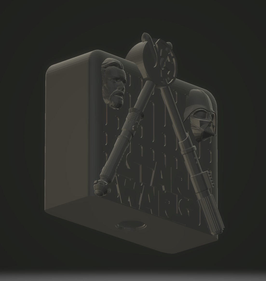 Obi-wan and Darth Vader Themed Money Box or piggy bank by 3D Magic ...