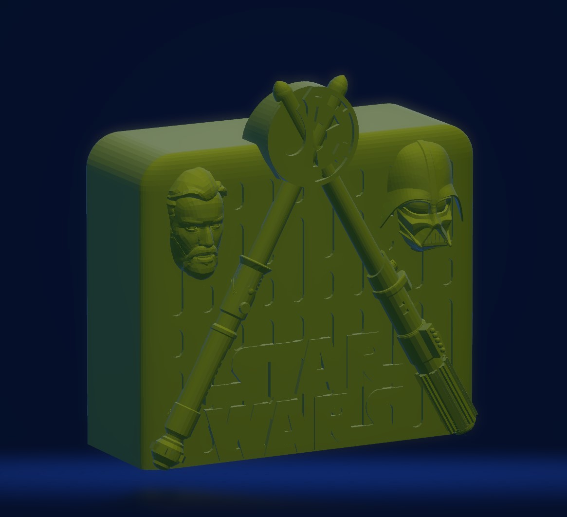 Obi-wan and Darth Vader Themed Money Box or piggy bank by 3D Magic ...
