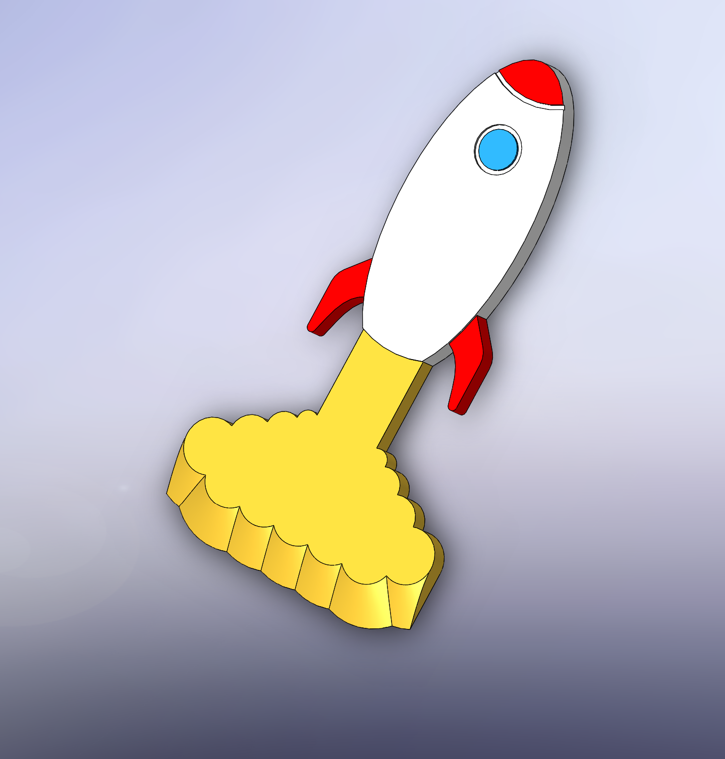 Rocket Speed Scraper by Dean_Machine | Download free STL model ...