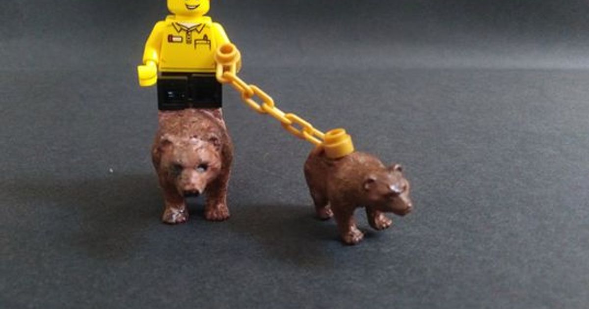 lego bear by Tomáš Korger | Download free STL model | Printables.com