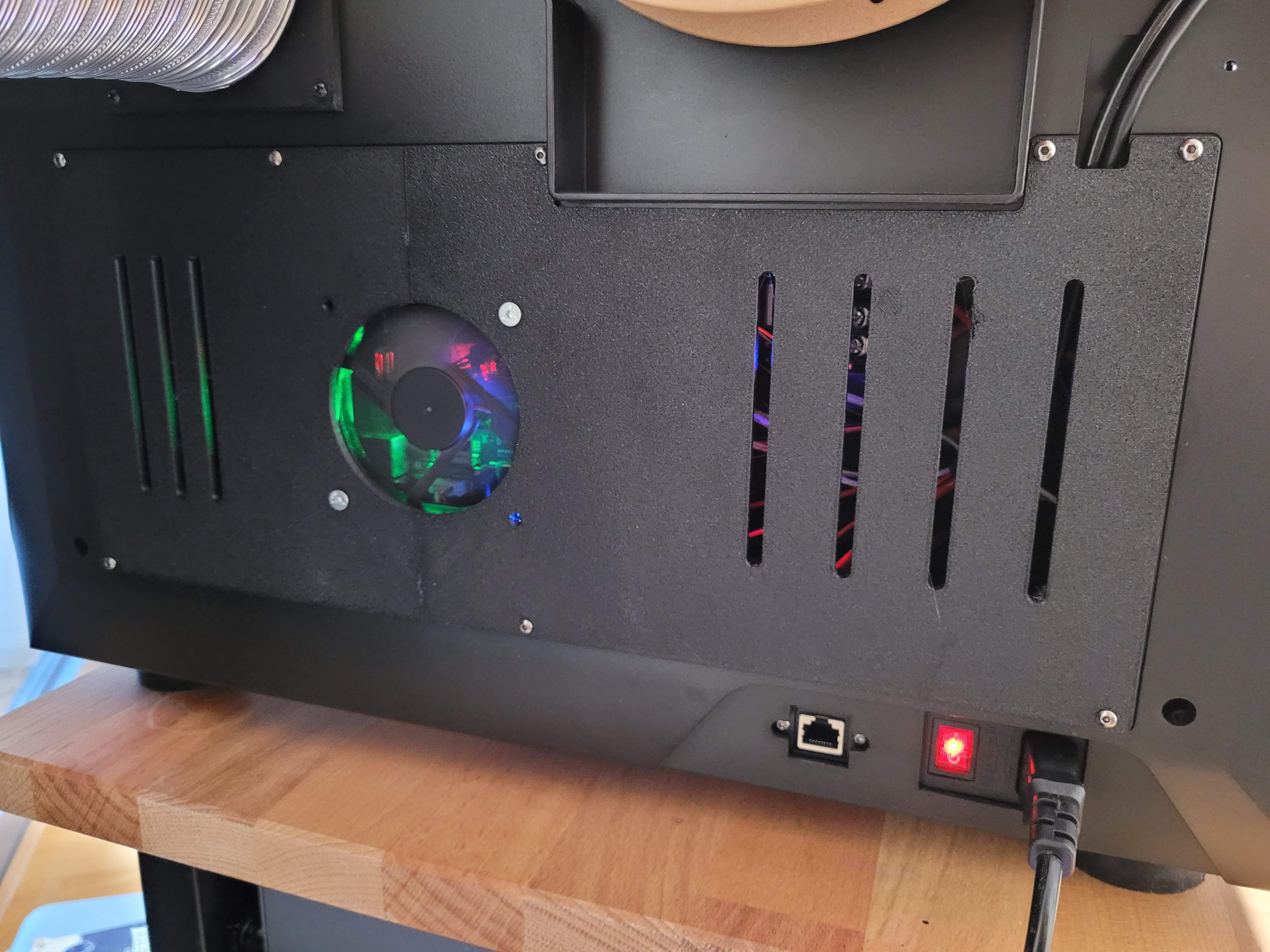 Qidi X-max 3 80mm fan back cover by PrintDragon | Download free STL ...