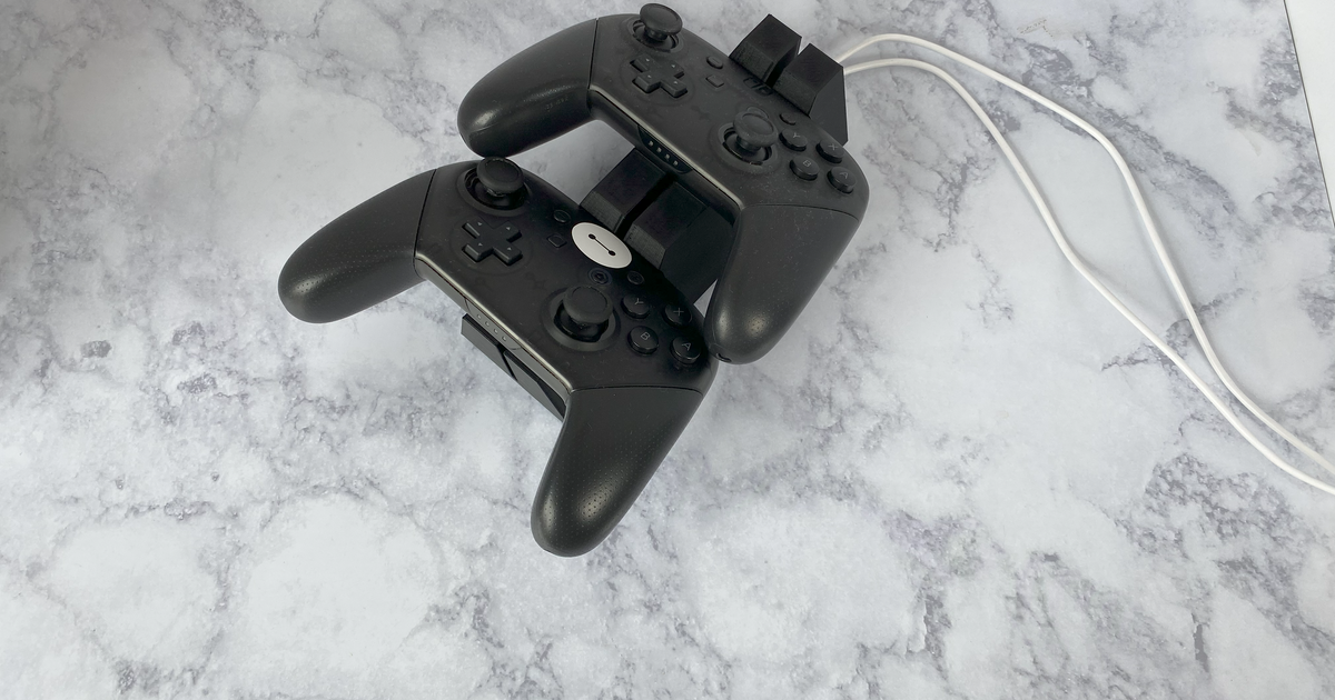 Nintendo Pro Controller Stand by JSims Printing | Download free STL ...