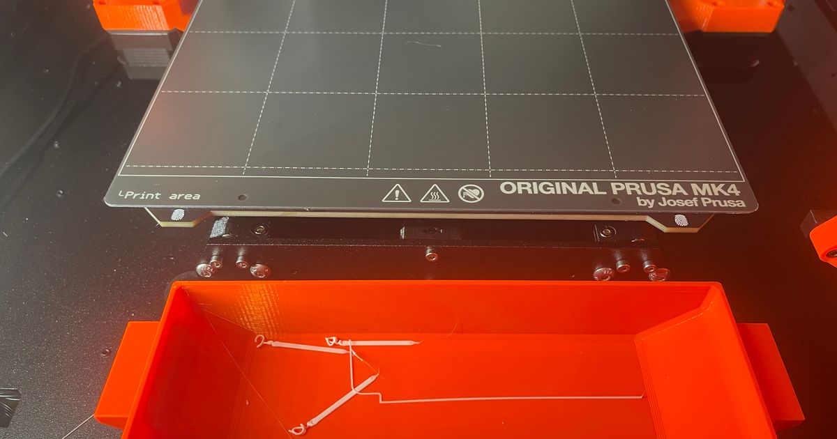 Trash can for prusa enclosure with magnet feet by Corto | Download free ...