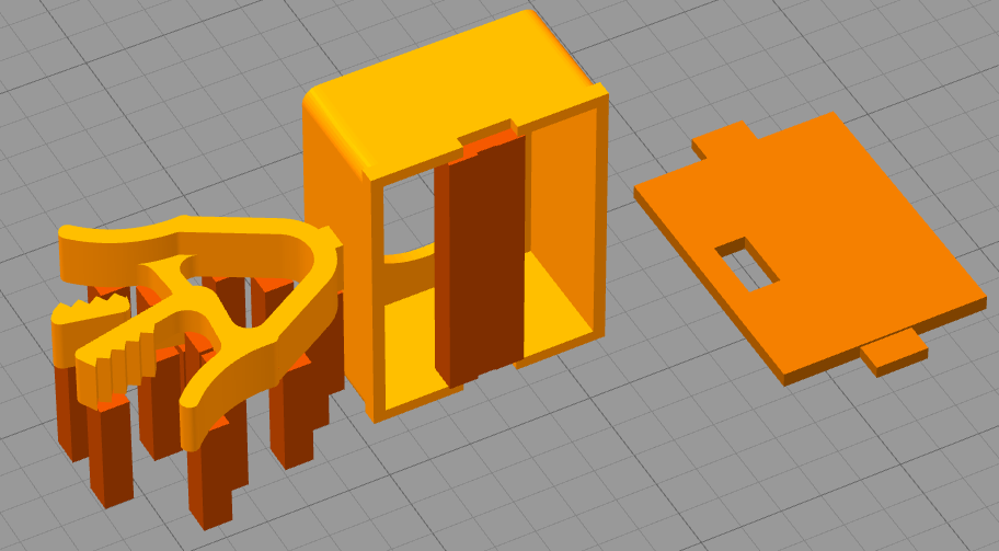 A PIR sensor cover with a clip by Rakanishyu | Download free STL model ...