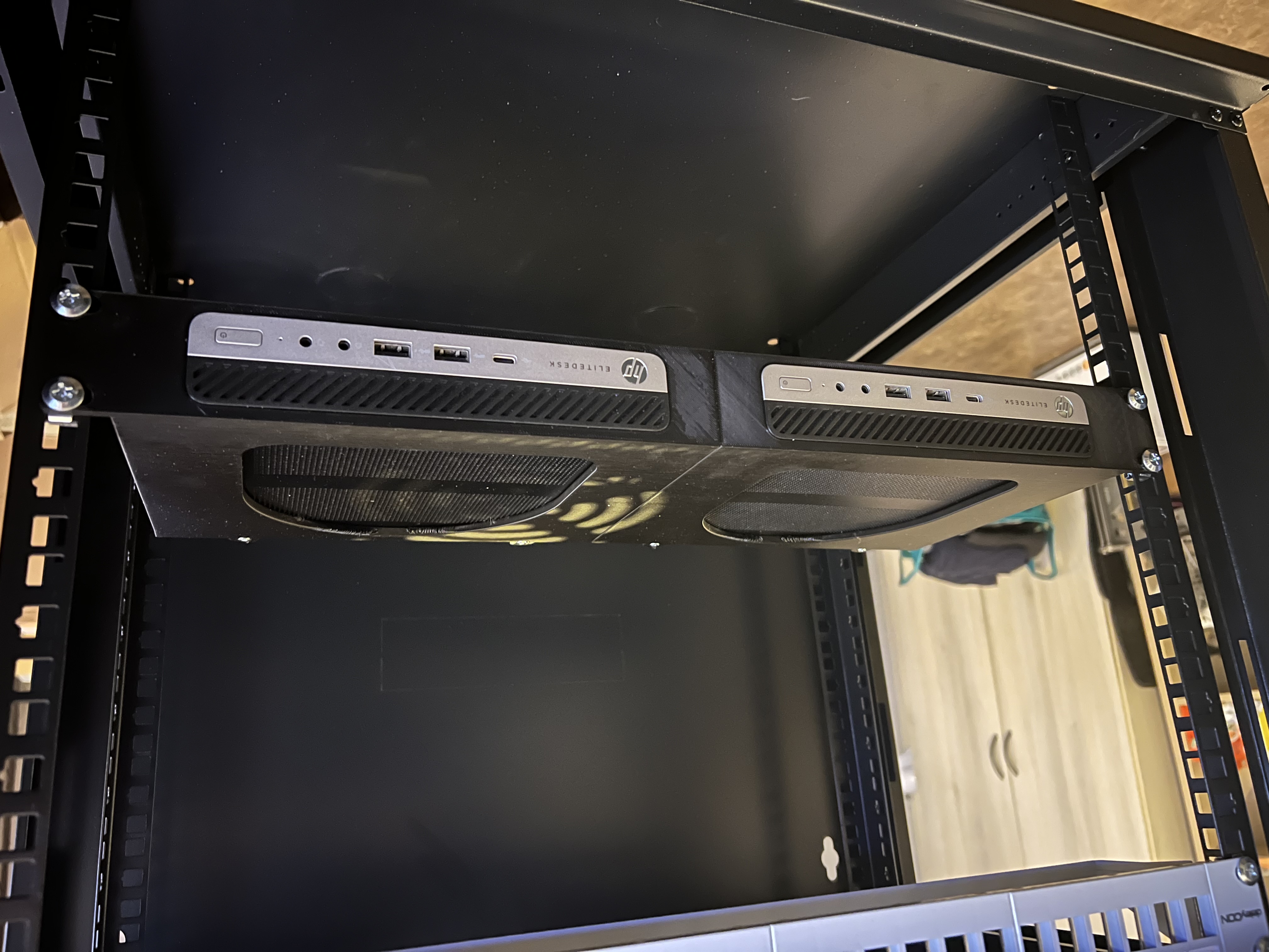 1U rackmount for HP Elitedesk G3 mini and newer by Spekkie3D | Download ...