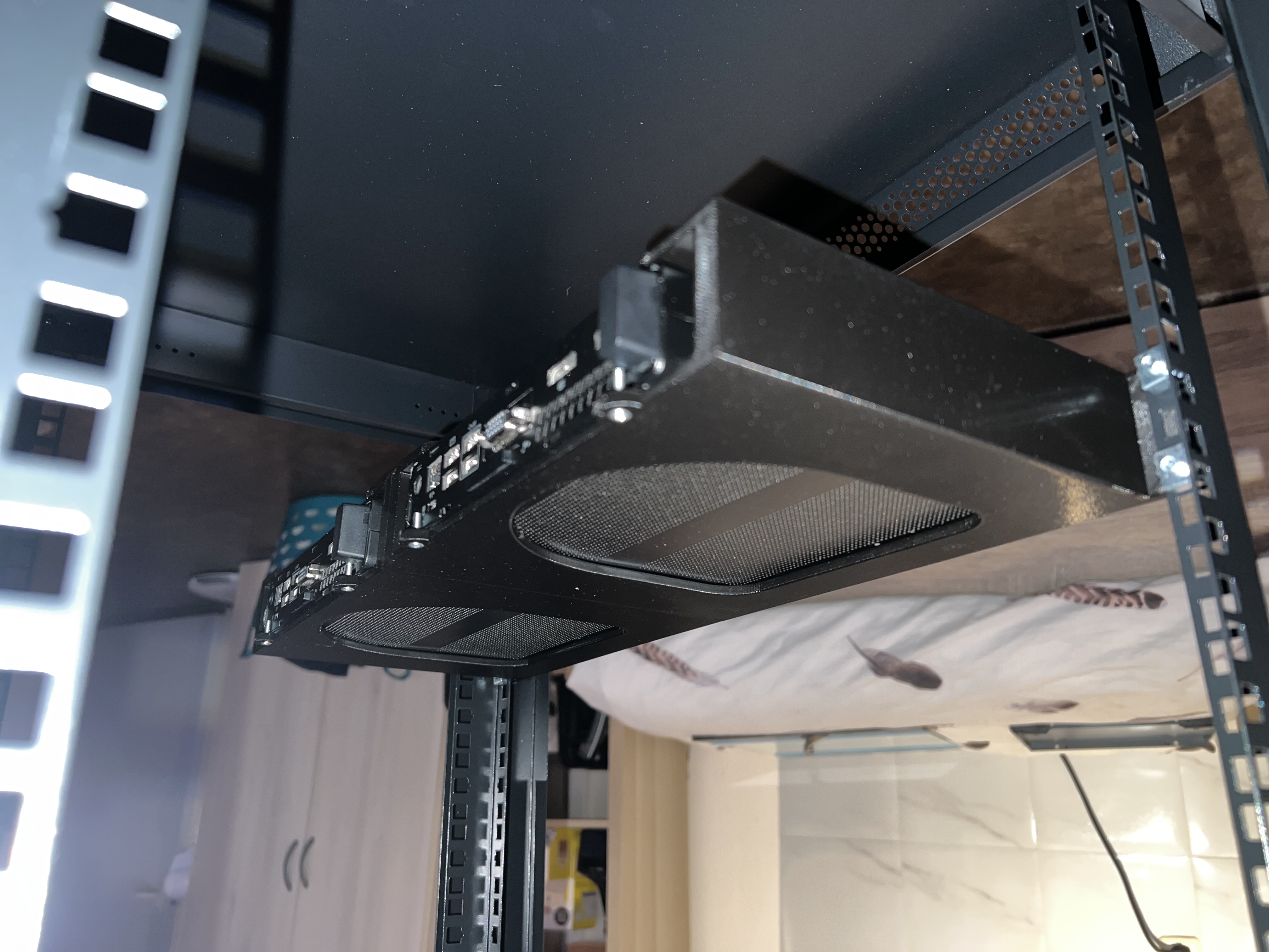 1U rackmount for HP Elitedesk G3 mini and newer by Spekkie3D | Download ...