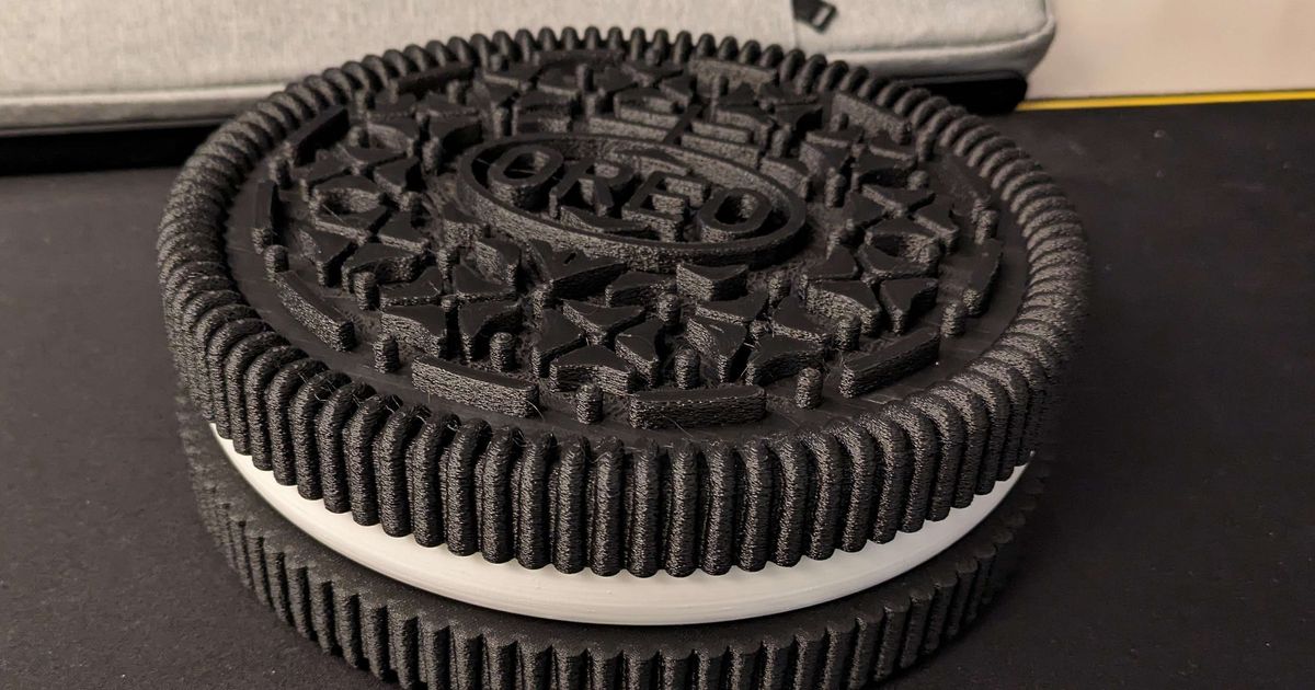 Giant Oreo Container by Vec4 | Download free STL model | Printables.com