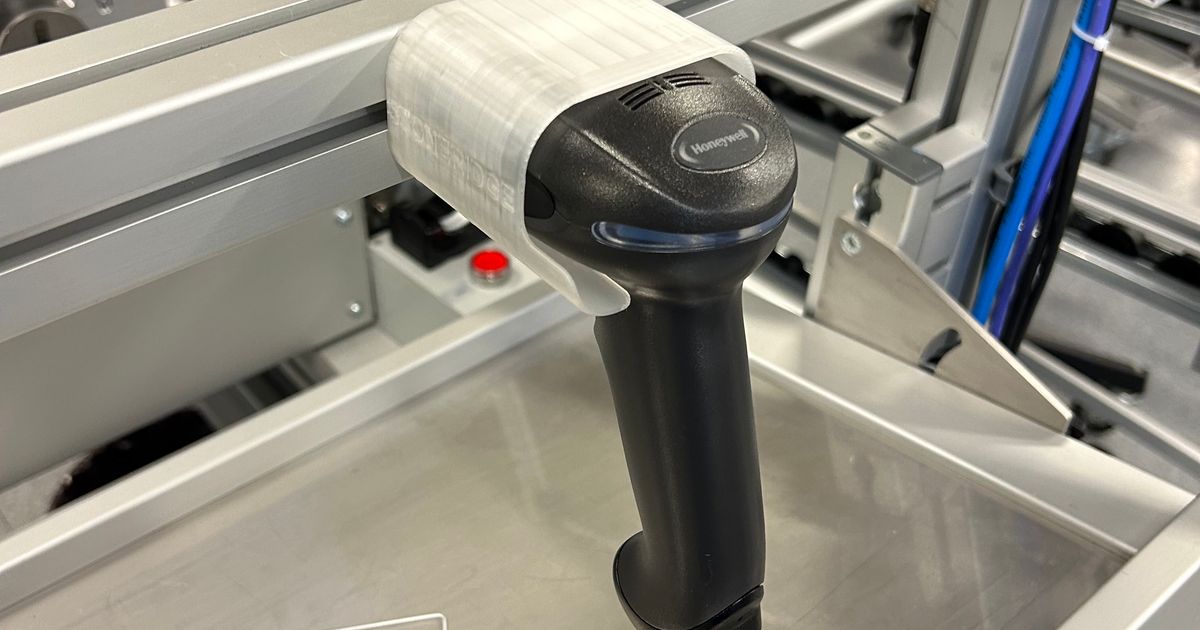 Handheld Barcode Scanner Holder - Can be mounted on Extruded Aluminium ...