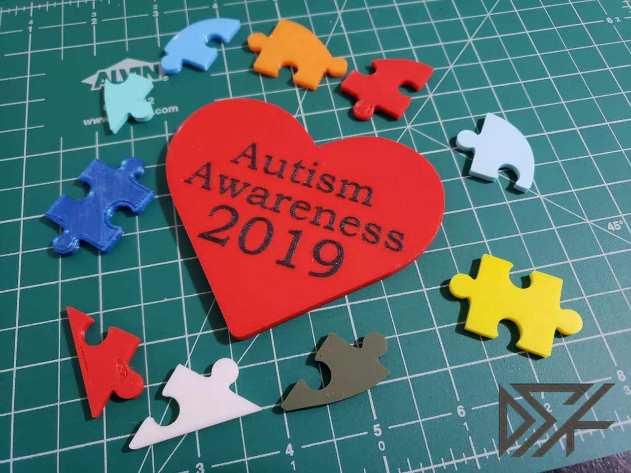 3d Autism Puzzle